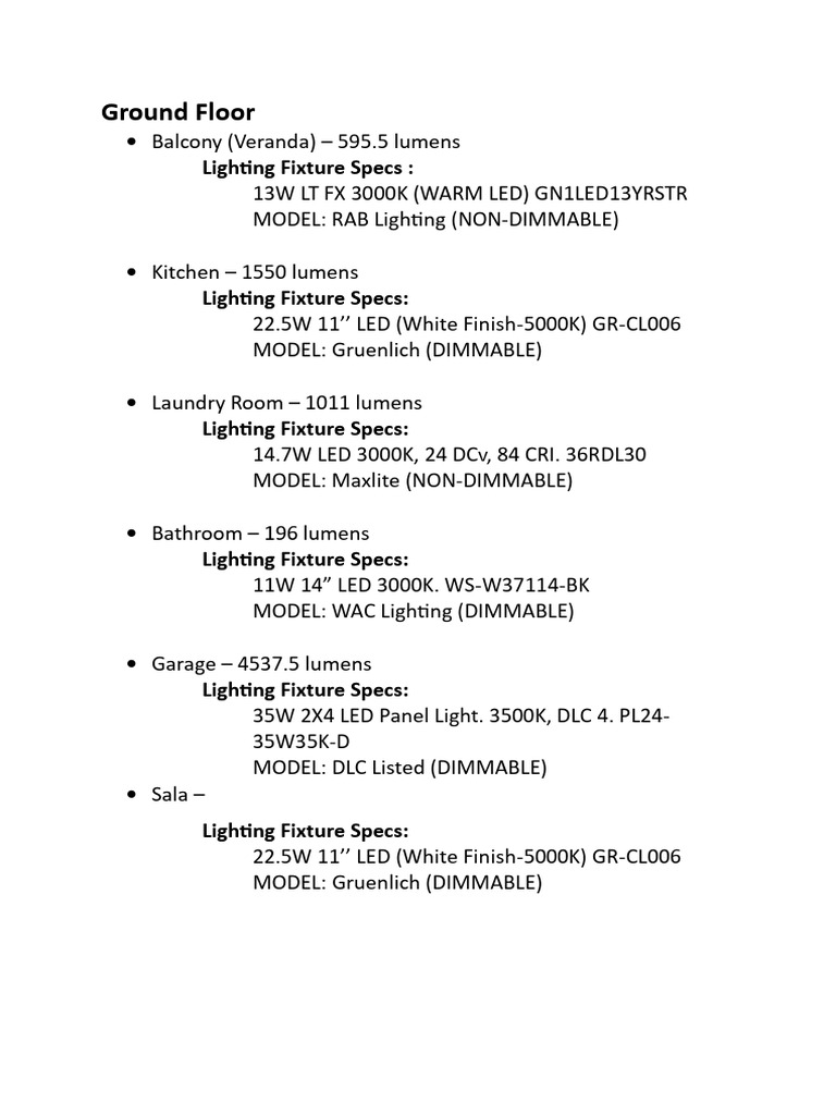 Eu1 - Lumens and Lighting 3 | PDF