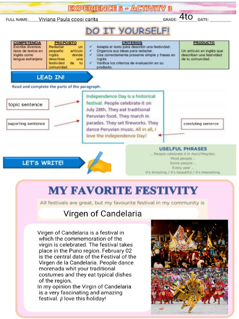 English Activity | PDF