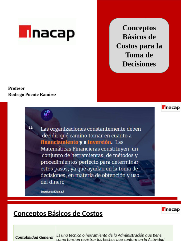 Clase 2 - Conceptos Básicos de Costos | PDF | Contabilidad de costos | Contabilidad