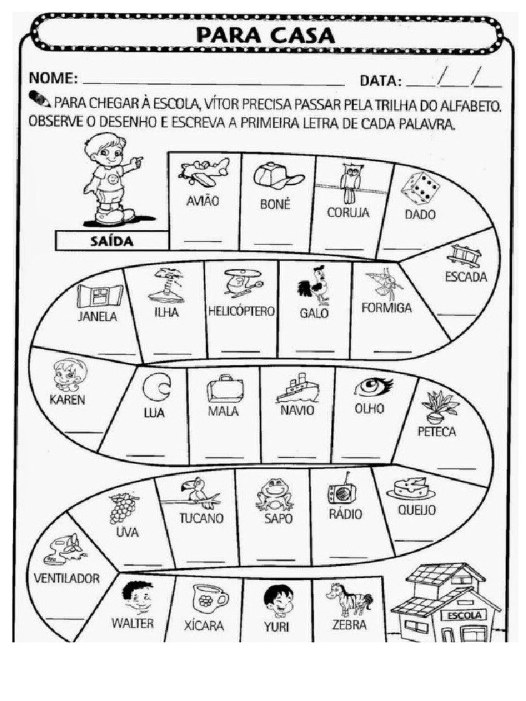 Trilha Do Alfabeto | PDF