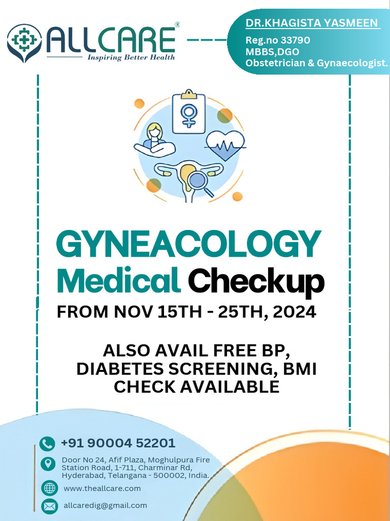Gyn All Care Medical Checkup Flyer | PDF