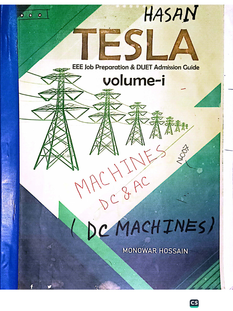 Tesla DC Generator Exercise Solution | PDF