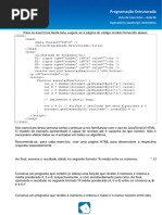 Exercícios Práticos de JavaScript | PDF | Média | Script Java