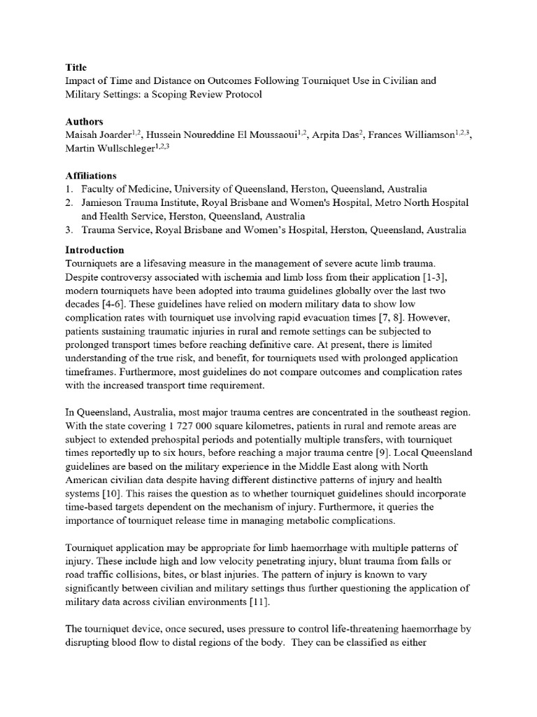 OSF - OSF Tourniquet Scopi | PDF