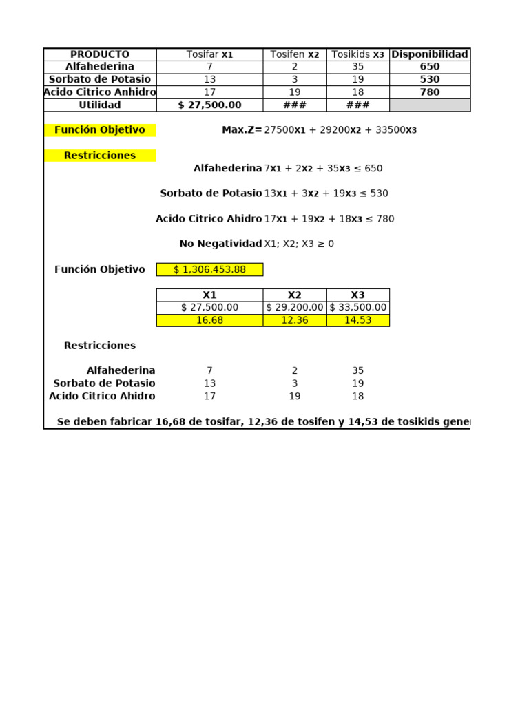 Tarea 1. Metodos Deterministicos UNAD | PDF