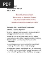 1.diglossia. Definition, History, Functions and Characteristics of ...