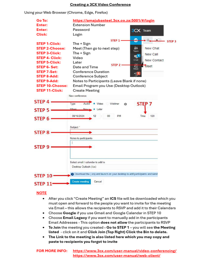 3cx Vid Conference | PDF | Computers