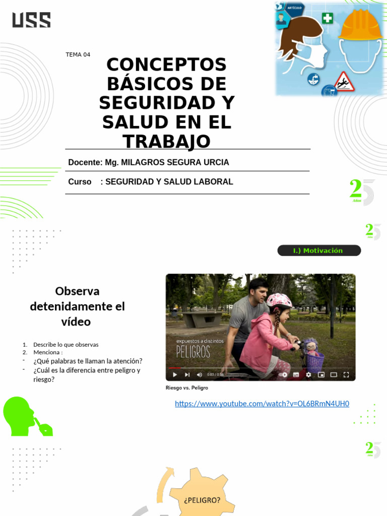 Semana 04. Conceptos Básicos de Seguridad y Salud en El Trabajo | PDF | Crecimiento personal y ...