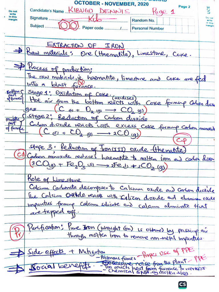 CBC Extraction of Metals - Kibugo | PDF