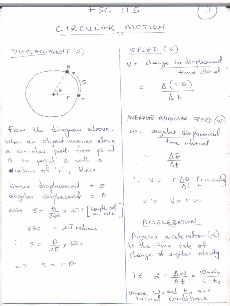 05 Circular Motion, Gravitation and Energy | PDF