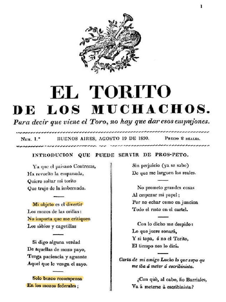 El Torito (1-5) | PDF