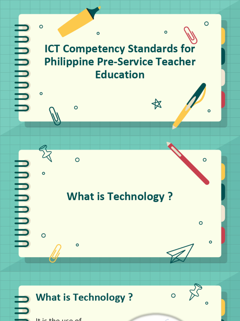 ICT Competency Standards for Teachers | PDF | Educational Technology ...