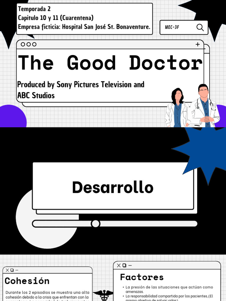 The Good Doctor | PDF | Cohesión grupal | Estrés (biología)
