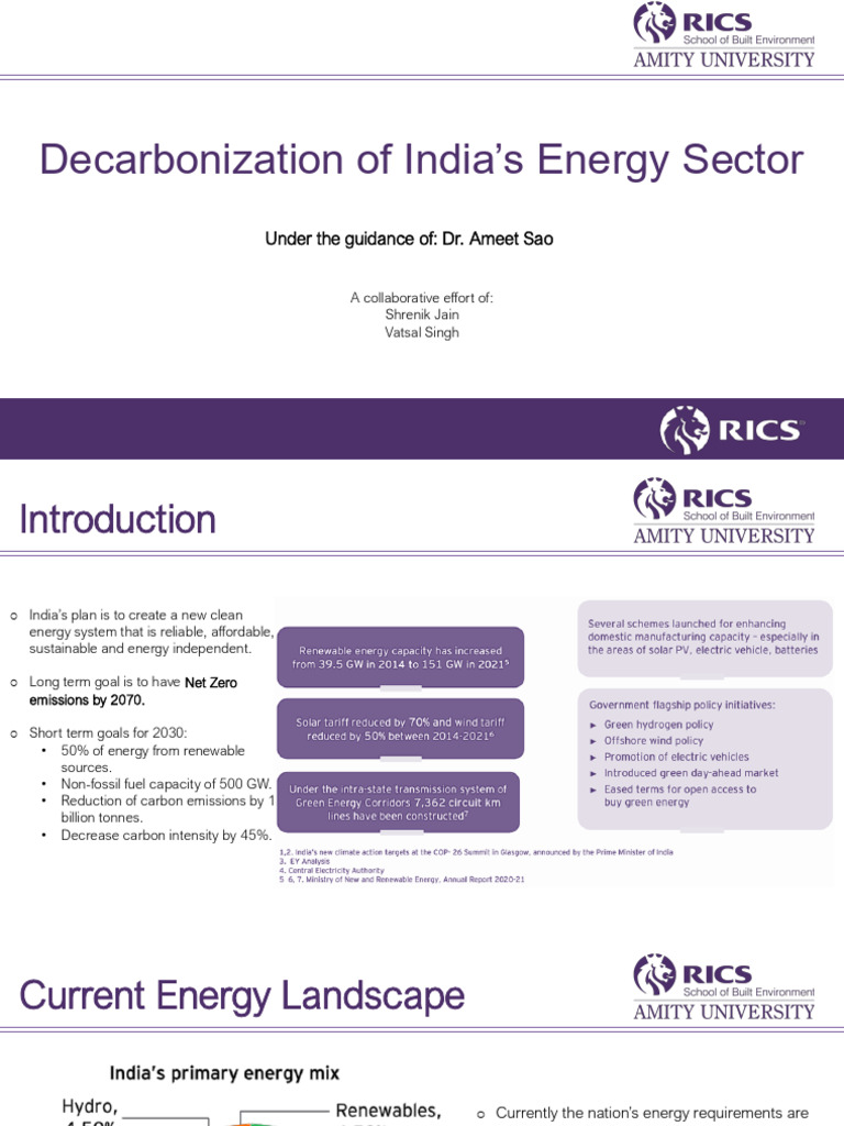 Decarbonising | PDF | Renewable Energy | Sustainable Energy
