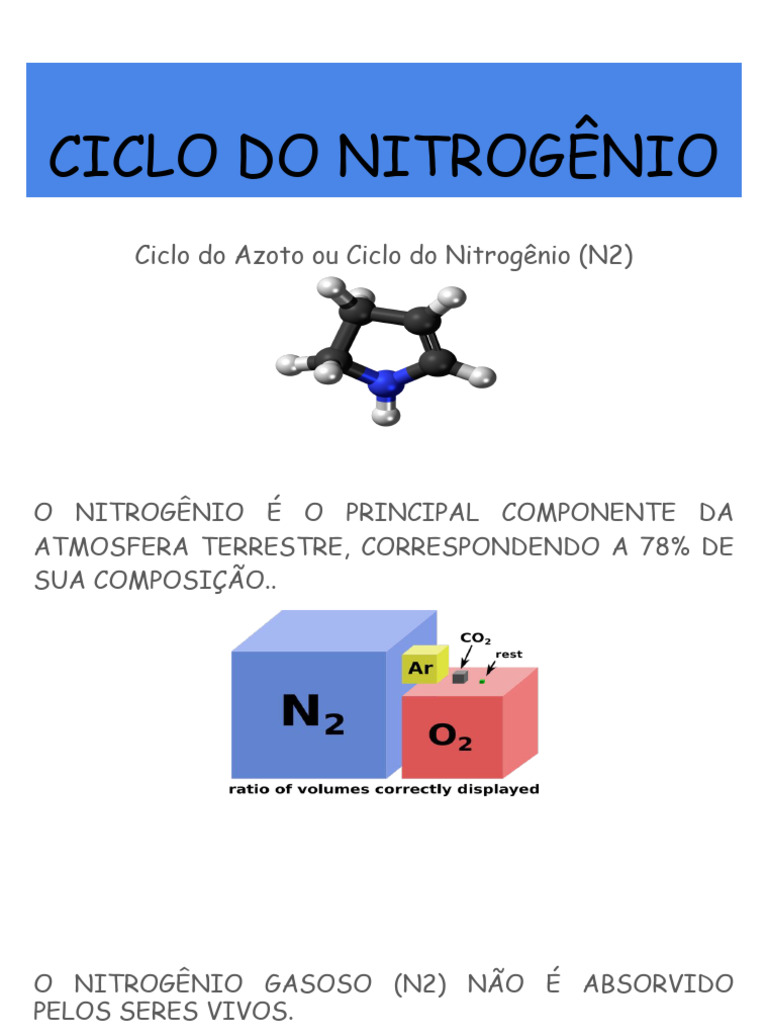 Ciclo Do Nitrogênio | PDF | Ciências e Matemática