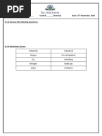 Solution, Suspension, Colloid Act Sheet | PDF