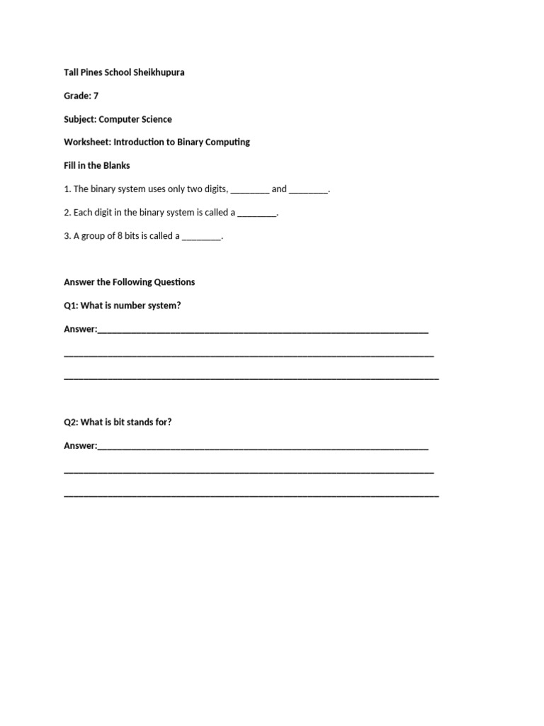 Grade 7 Onlineworksheet-WPS Office | PDF