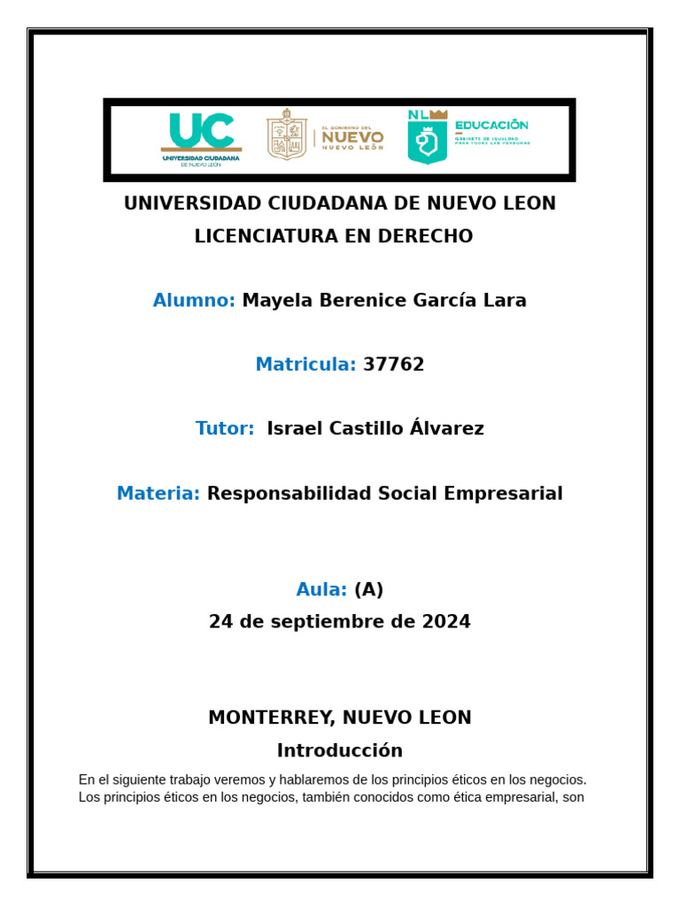 Act2 Rse | PDF | Responsabilidad social corporativa | Business