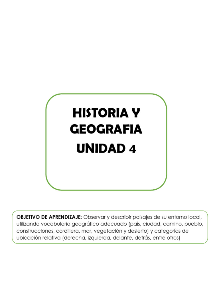 Material Historia Unidad 4 N°2 | PDF | Ciencias sociales