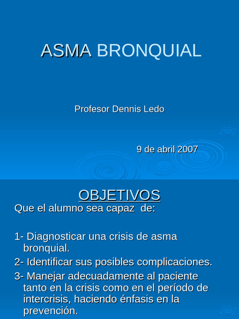 Guía Completa de Asma Bronquial | PDF | Asma | Enfermedades y trastornos