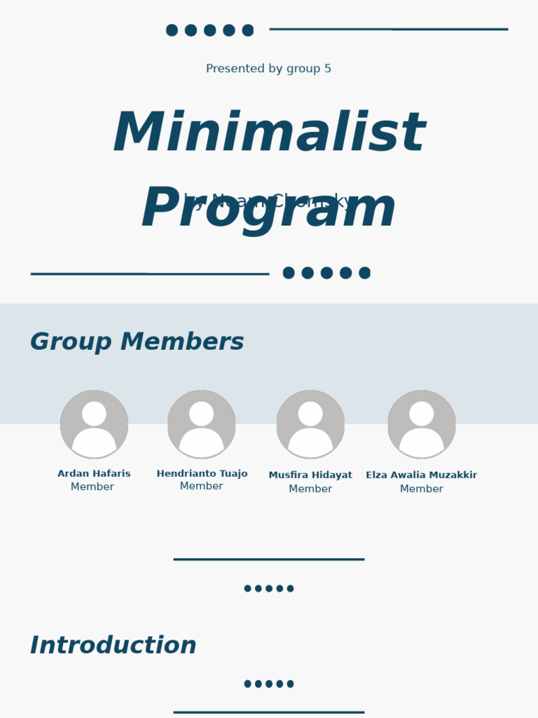 Minimalist Program | PDF | Syntax | Phrase