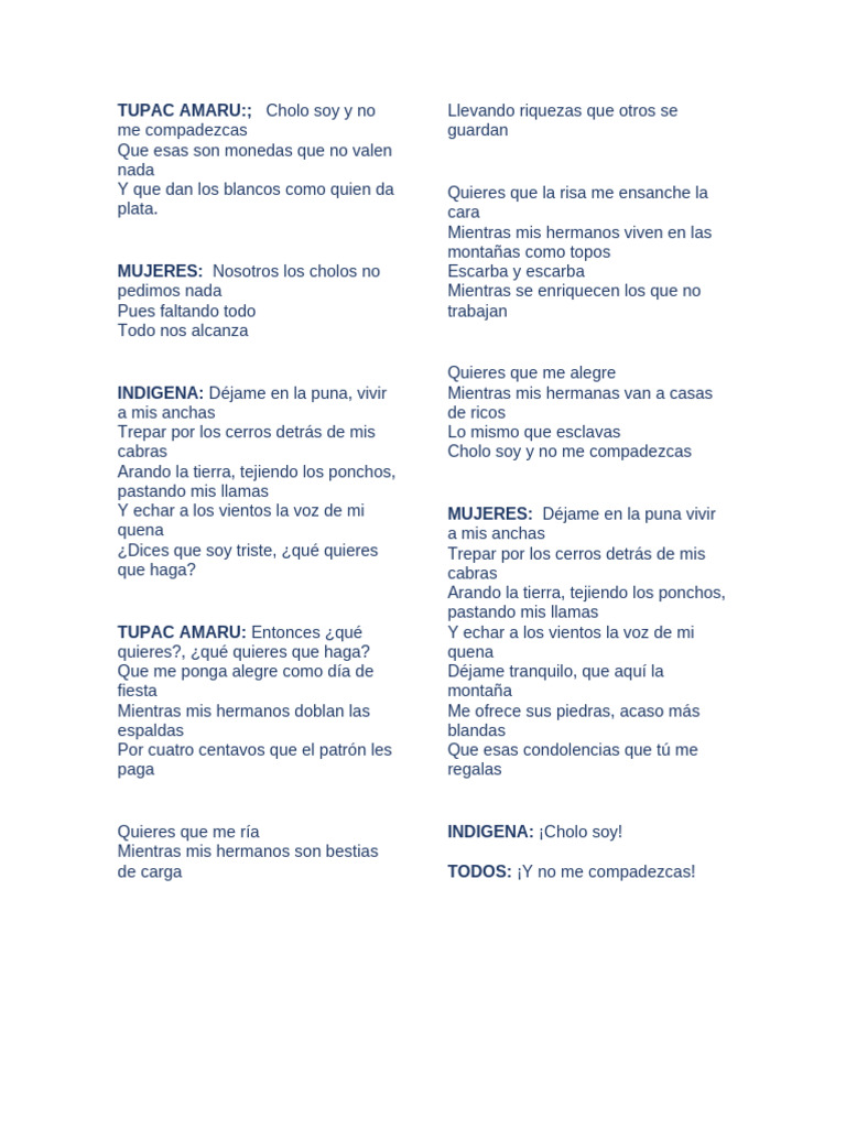 Cholo Soy Opera | PDF