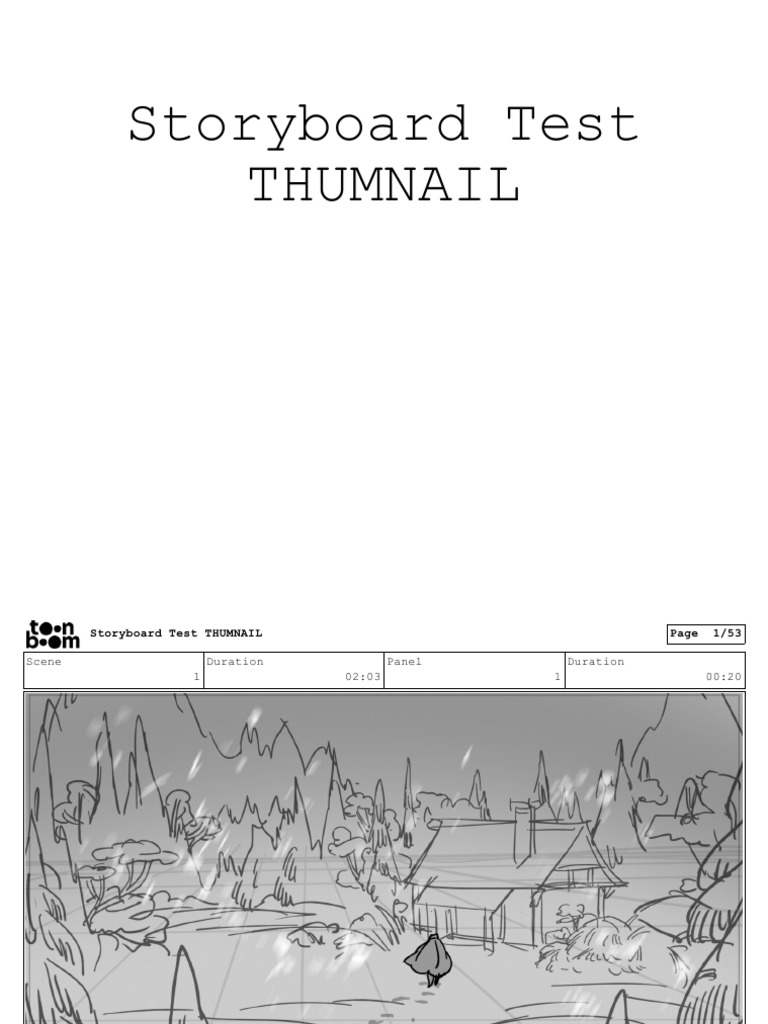 Storyboard Test THUMNAIL | PDF