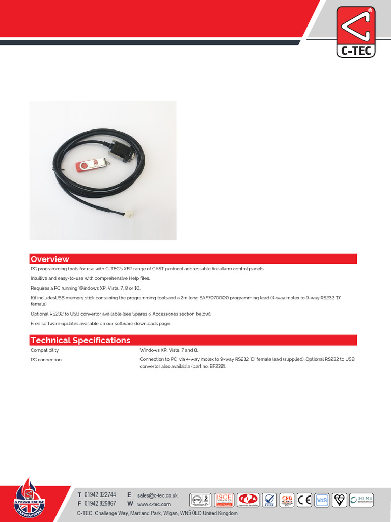 CTEC - CA507 Datasheet 2022-01-11 | PDF