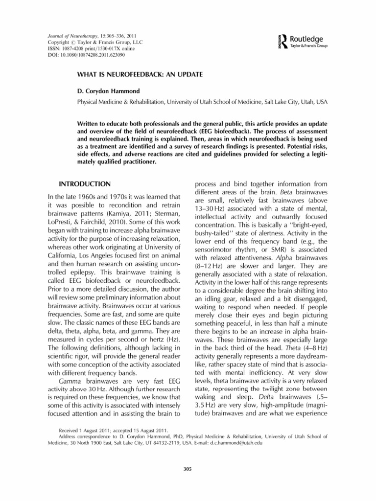 Hammond What Is NFB Update | PDF