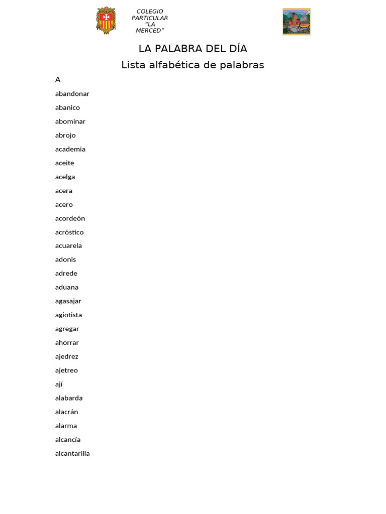 La Palabra Del Día | PDF | Poesía | Clásicos