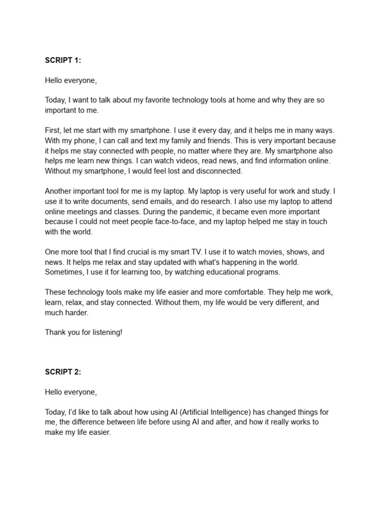 Public Speaking Script @sesa | PDF | Waste | Reuse