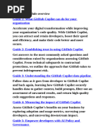 GitHub Copilot Certification Study Guide | PDF