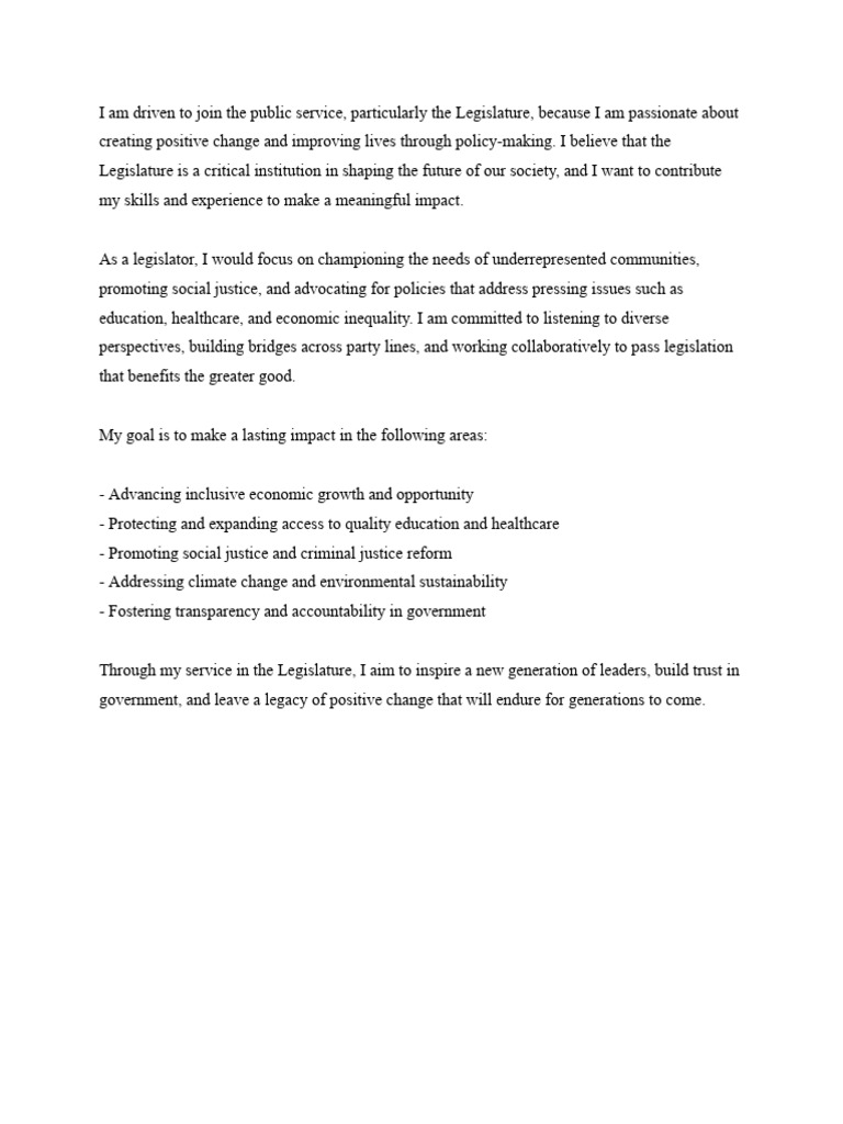 Personal Statement (Application) | PDF