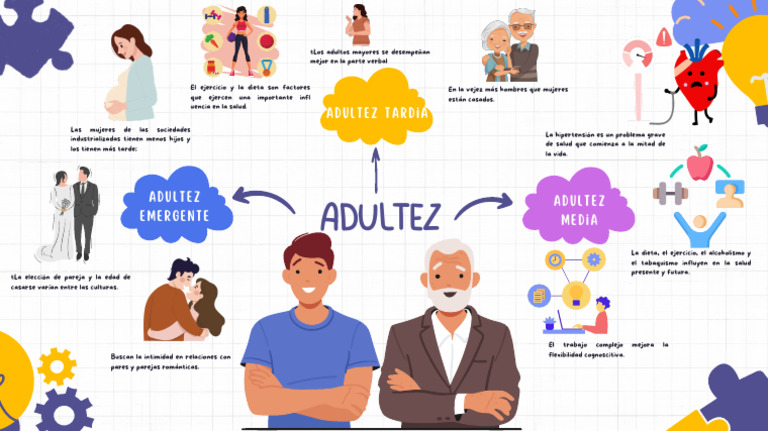 Factores Clave en la Adultez Tardía | PDF | Adultos | Etapas de la vida humana