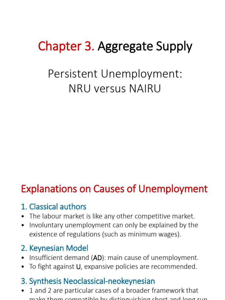 Chapter3_Nairu | PDF | Nairu | Unemployment