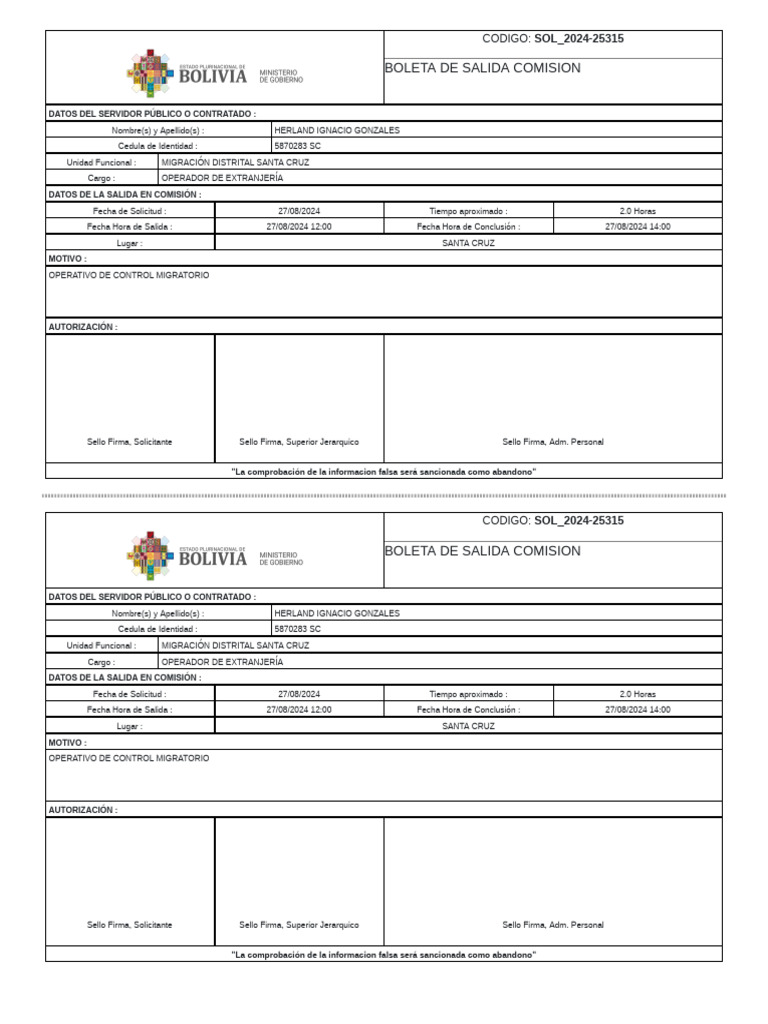 Sol 2024-25315 | PDF | Gobierno y personalidad