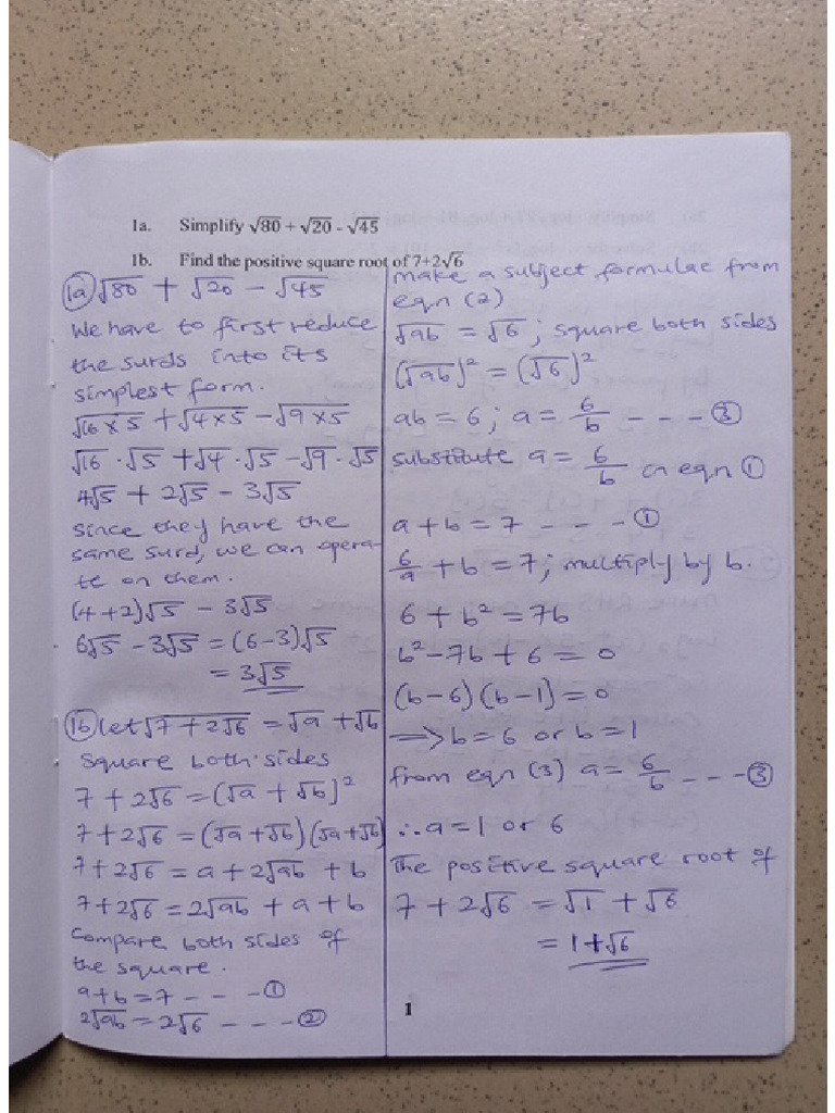 Sir Edumaths MTH101 Solutions - 240718 - 182053 | PDF