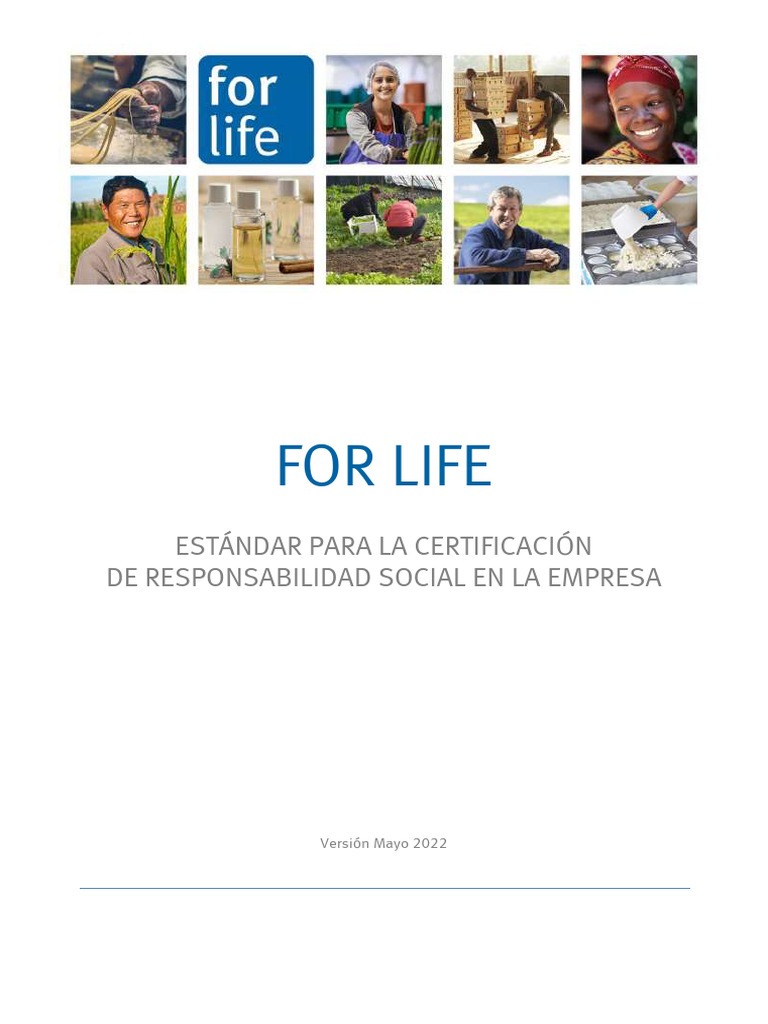 Standard For Life | PDF | Responsabilidad social corporativa | Business