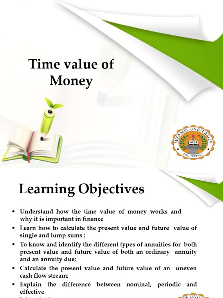 Time Value of Money Explained | PDF | Present Value | Time Value Of Money