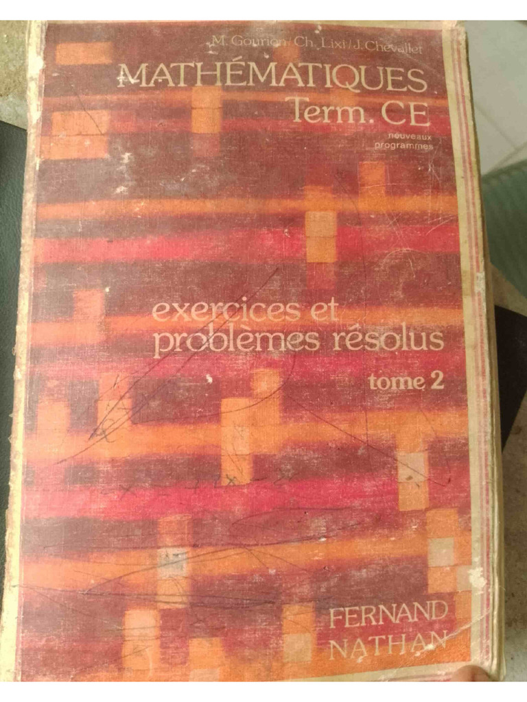 Maths Exos+Corro - Tle C - F.nathan Tome 2 | PDF