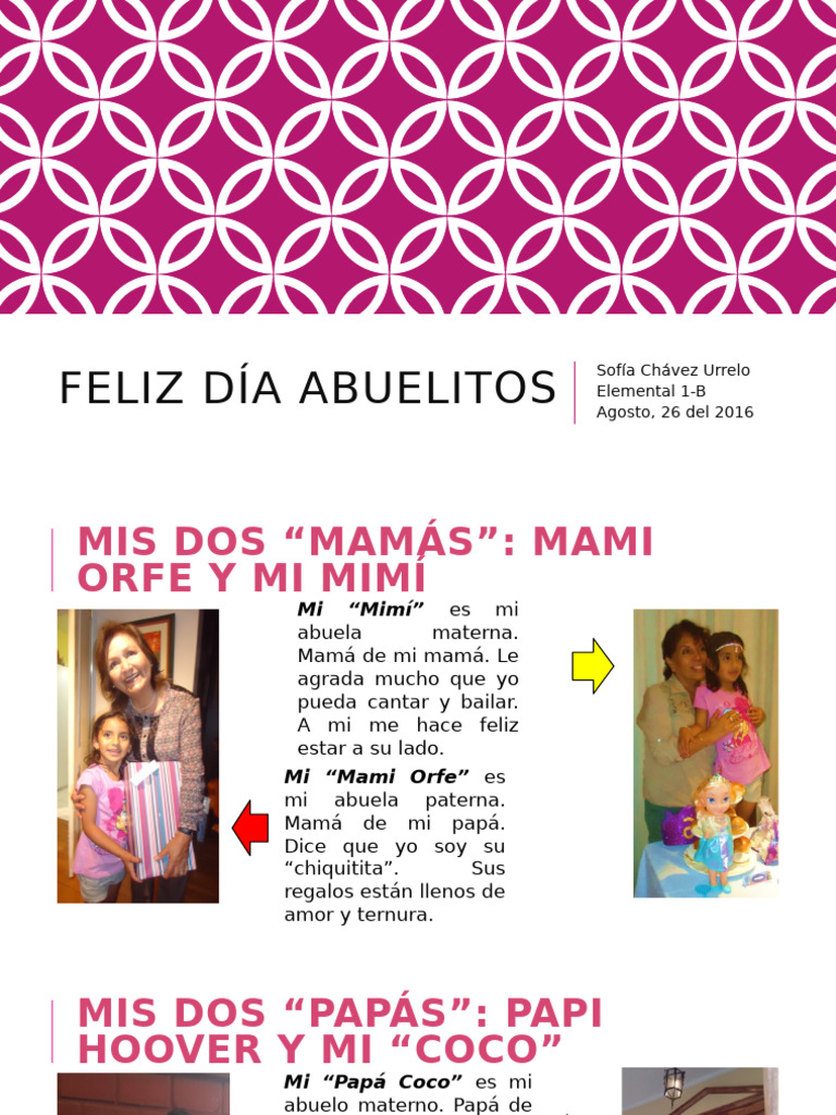 Homenaje a Mis Queridos Abuelos | PDF