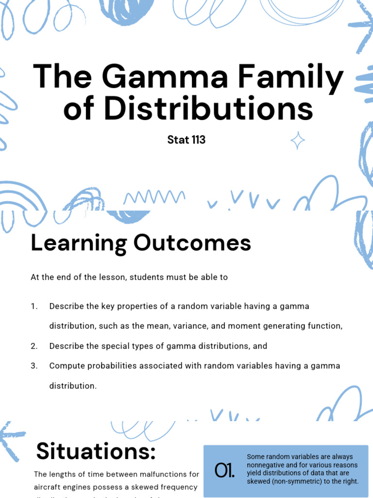 Gamma Distributions for Stat Students | PDF | Probability Distribution ...