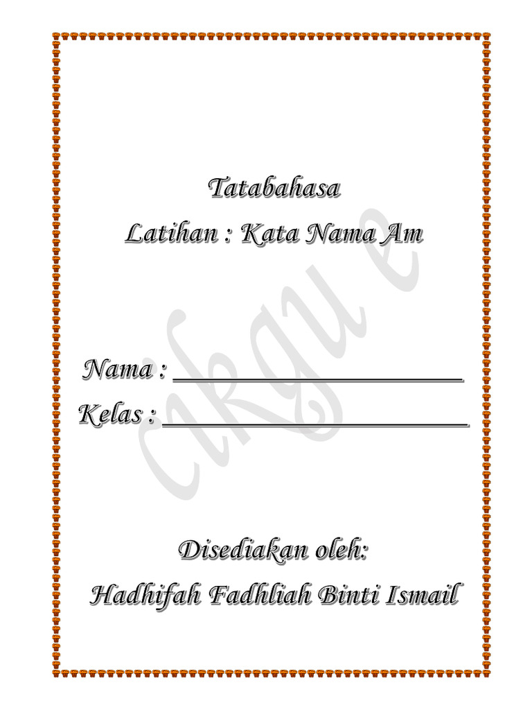 Modul Kata Nama Am | PDF