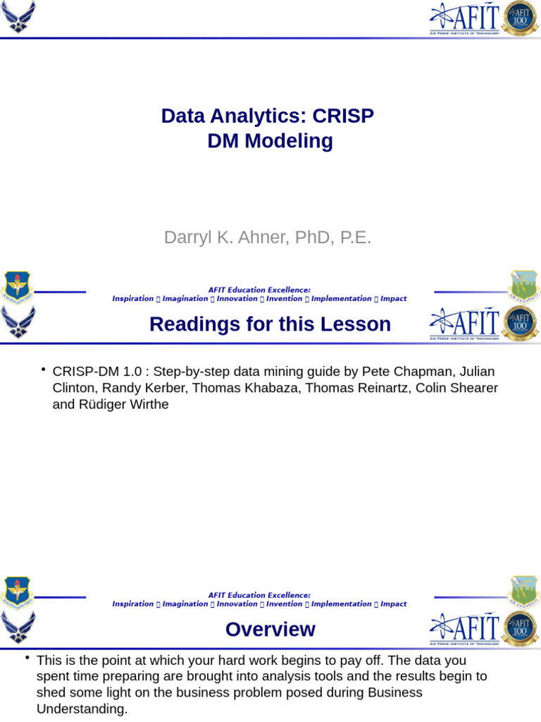 CRISP-DM Modeling Techniques Overview | PDF | Artificial Neural Network ...