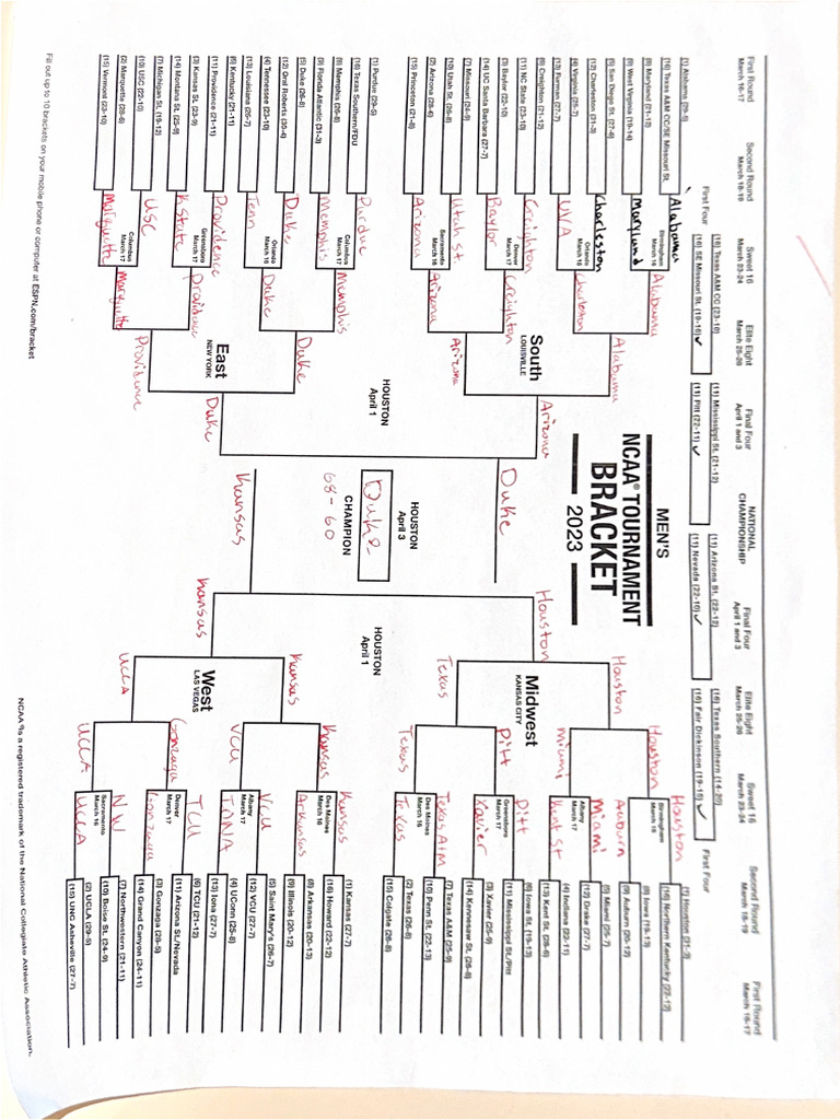 Bracket 2023 | PDF