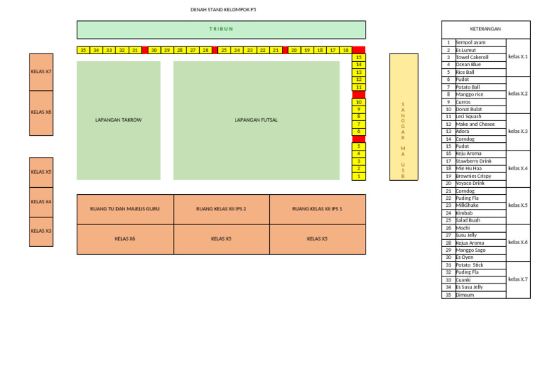 Denah Stand | PDF