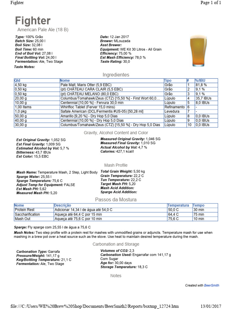 Fighter | PDF | Brewing | Fermented Drinks