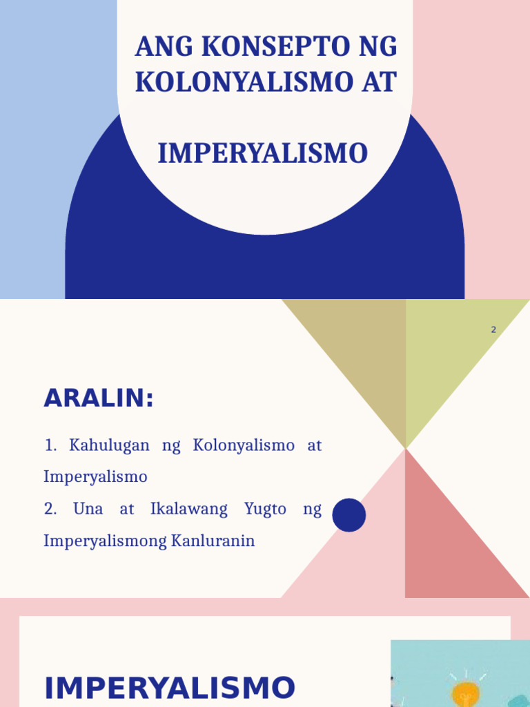 Ang Konsepto NG Kolonyalismo at Imperyalismo | PDF