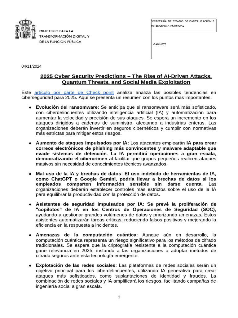 Resumen_ 2025 Cyber Security Predictions – the Rise of AI-Driven ...