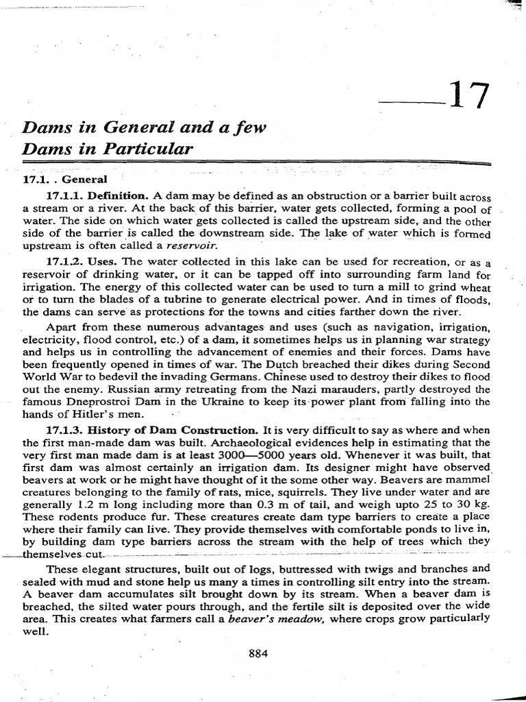17 - Dams in General and A Few Dams in Particular | PDF | Dam ...